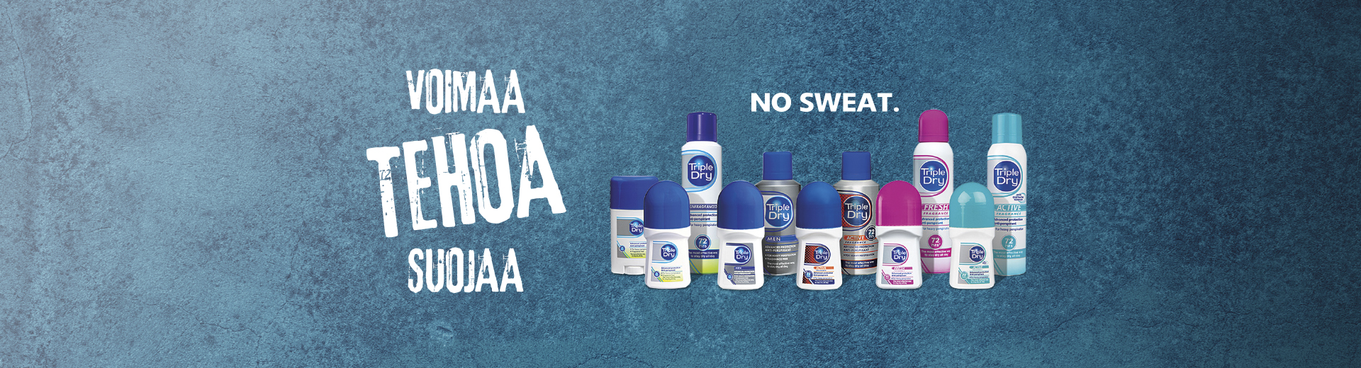 Antiperspirantti - Hikoilun esto - Hikoilun estäminen | TripleDry